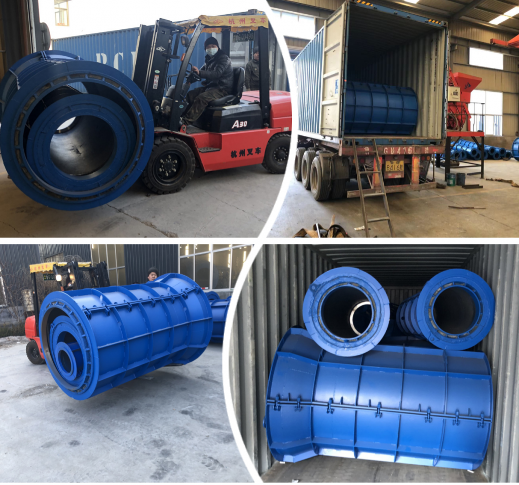 Concrete/Cement Pipe Mold – Durable Precast Steel Mold – MENAHUB